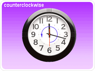 counterclockwise