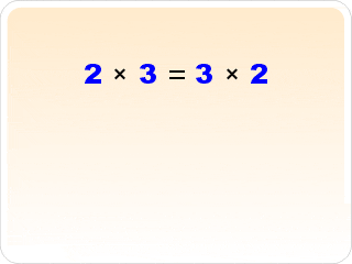 commutative property examples multiplication